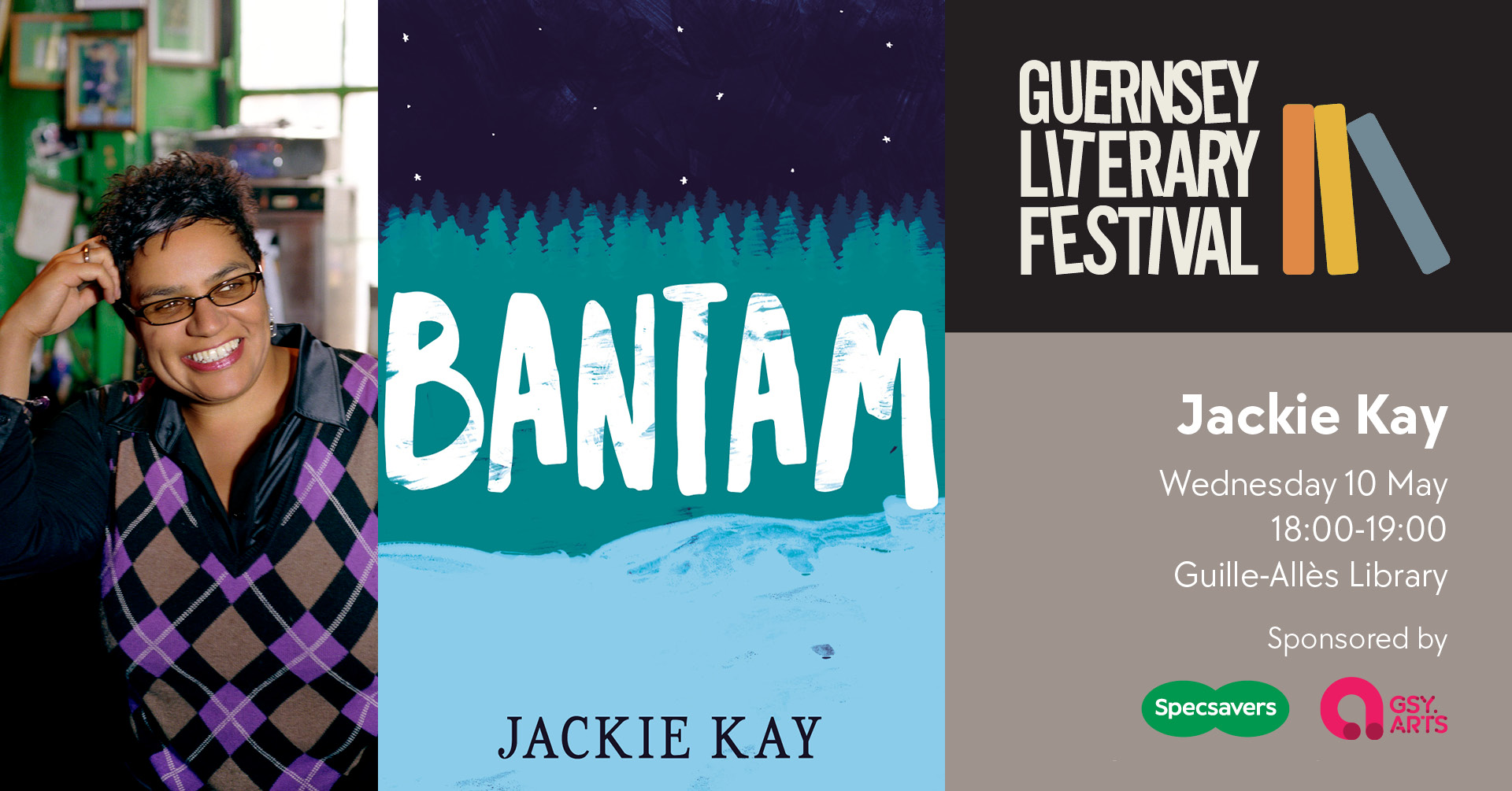 Jackie Kay: Poetry Reading ‐ Guernsey Literary Festival | Guernsey Arts