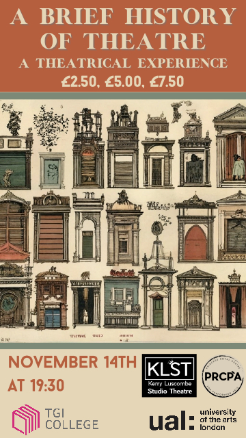 Performing Arts students of TGI present - A Brief History of Theatre ...