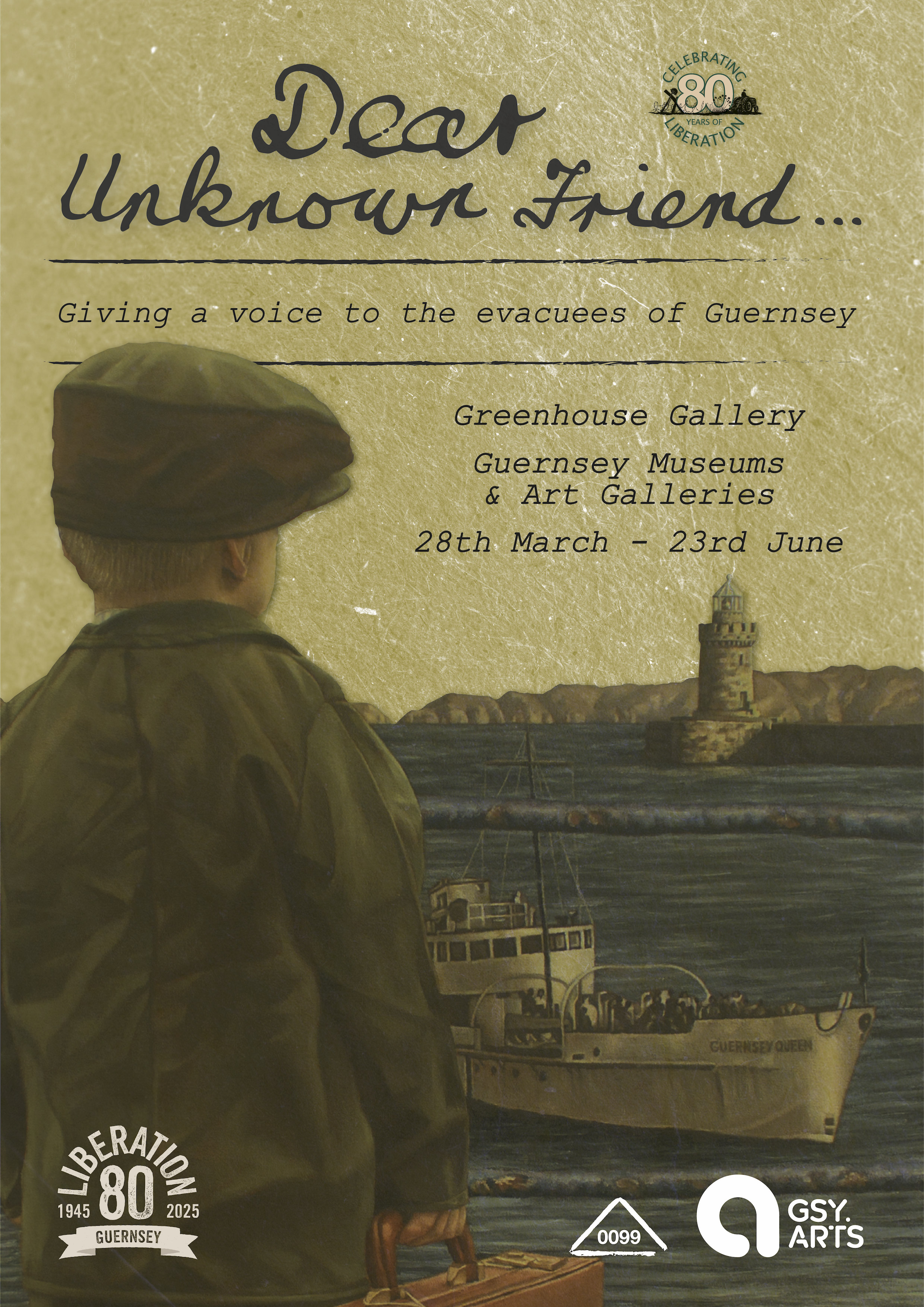 Dear Unknown Friend - A Liberation 80th Exhibition | Guernsey Arts